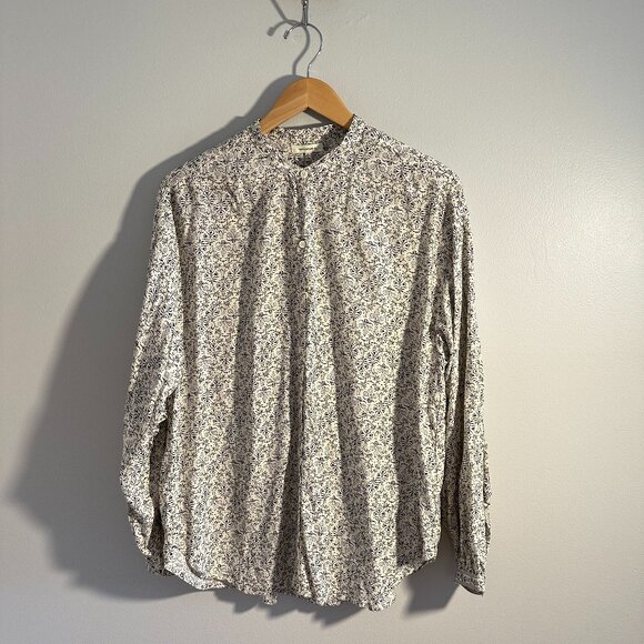 Max Studio | Tops | Max Studio Blouse Womens Long Sleeve Button Up ...